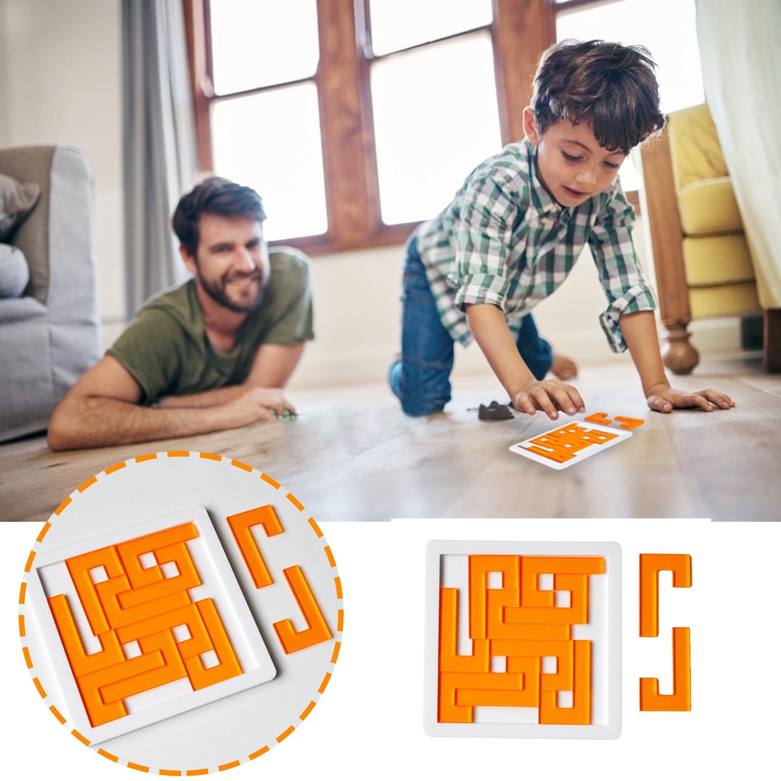 Translucent Acrylic High Difficulty Irregular Shape Plane Puzzle ...