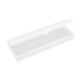 Translucent Frosted Pencil Case, Long Large Capacity Plastic Pen Box ...