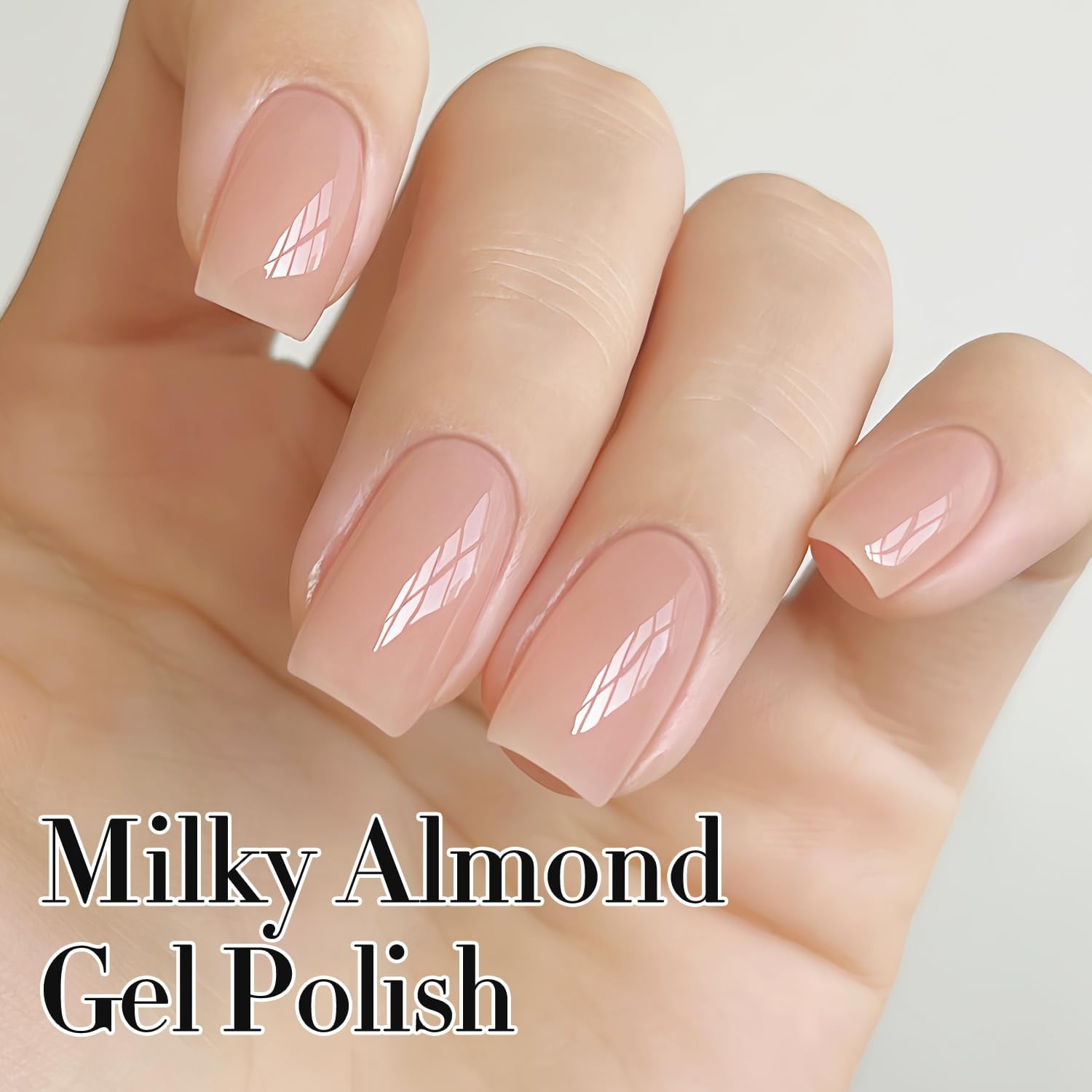 Translucent Gel Polish Sheer Neutral Natural Light Milky Same Color ...