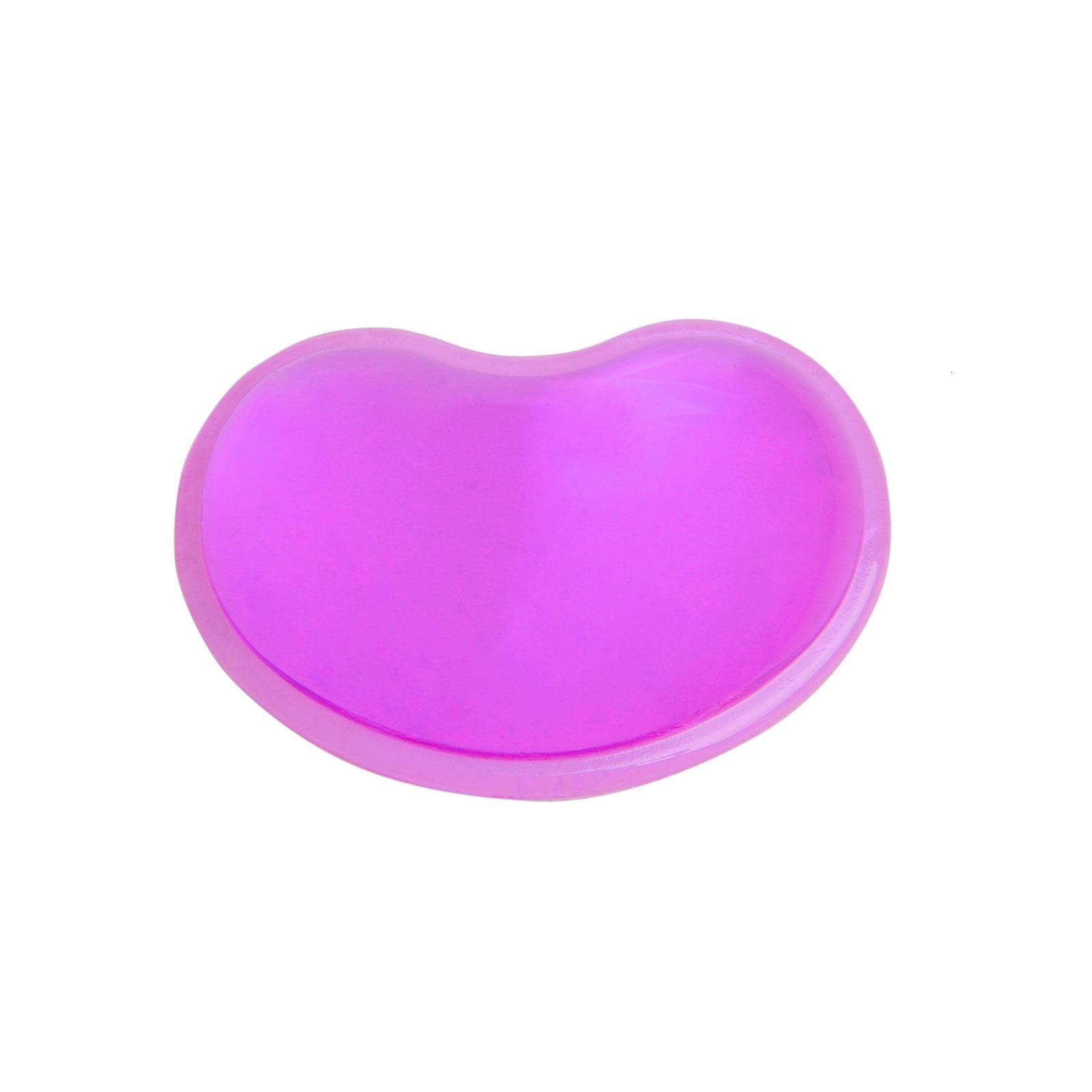 Translucent Gel Silicone Wavy Mouse Pad Wrist Rest For Computer Laptop ...