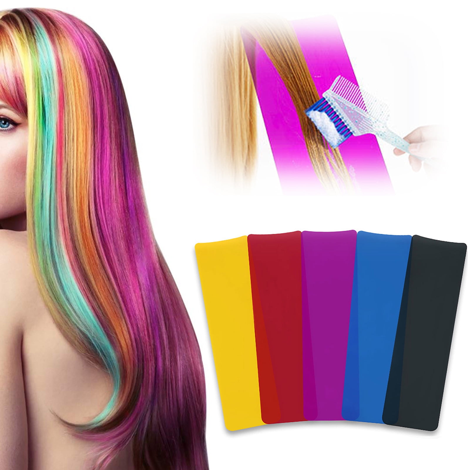 Translucent Hair Dyes Board | Salon Highlighter Paddle | Hair Coloring ...