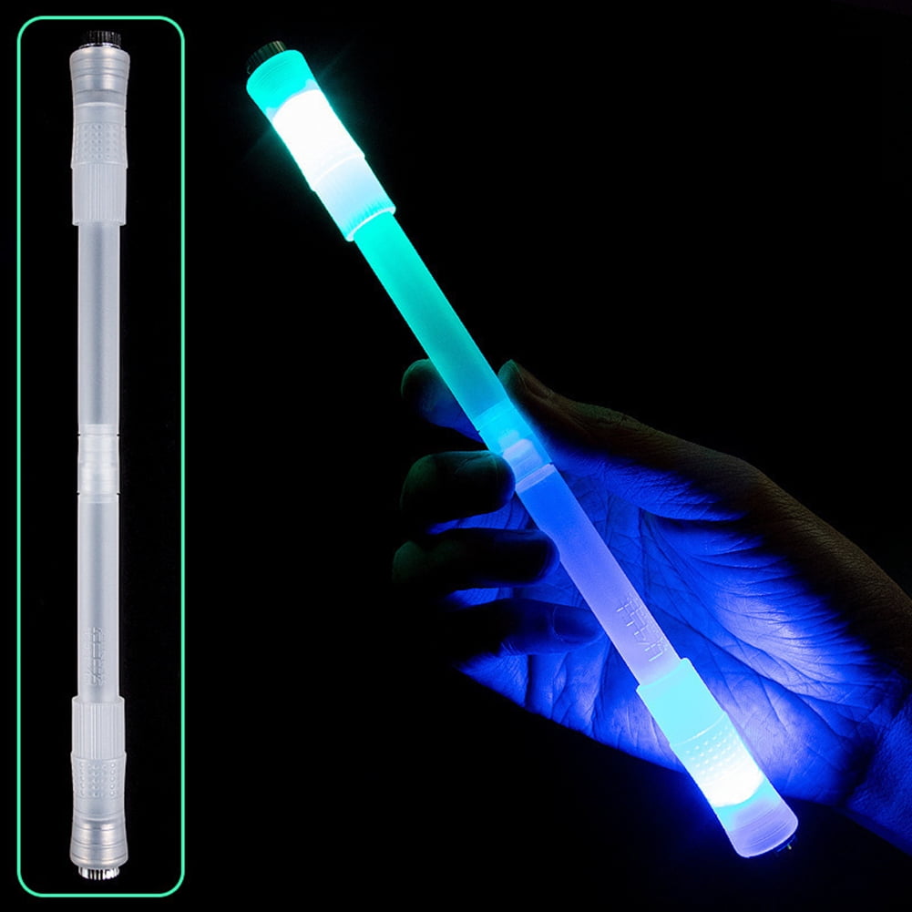 Translucent Led Flashing Spinning Pen Creative Rolling Pen Student ...