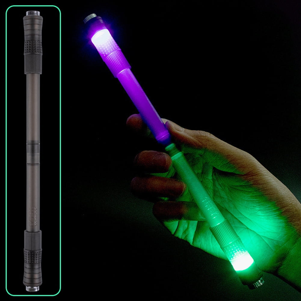 Translucent Led Flashing Spinning Pen Creative Rolling Pen Student ...