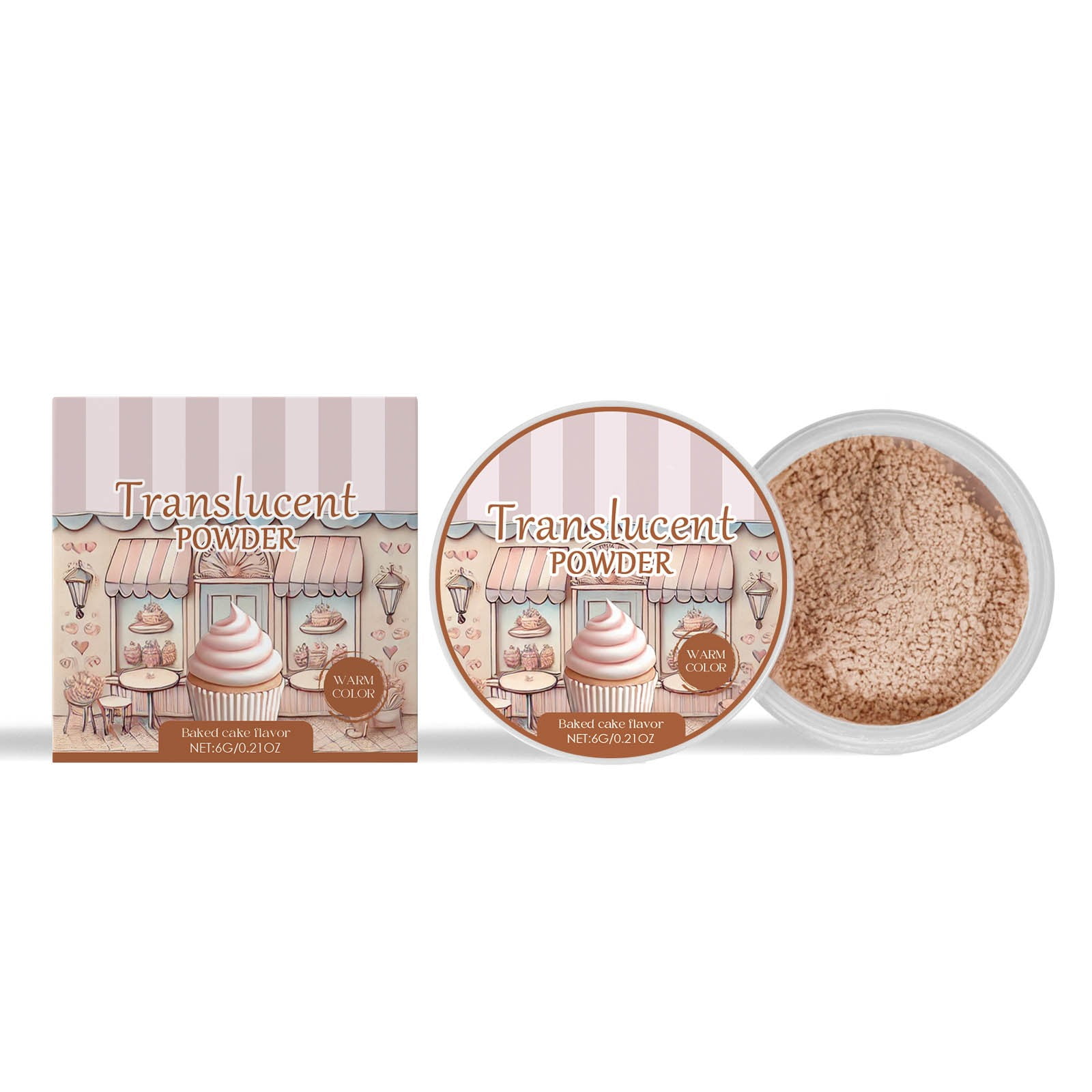 Translucent Oil-Control Powder, Setting Powder, Lightweight, Non ...