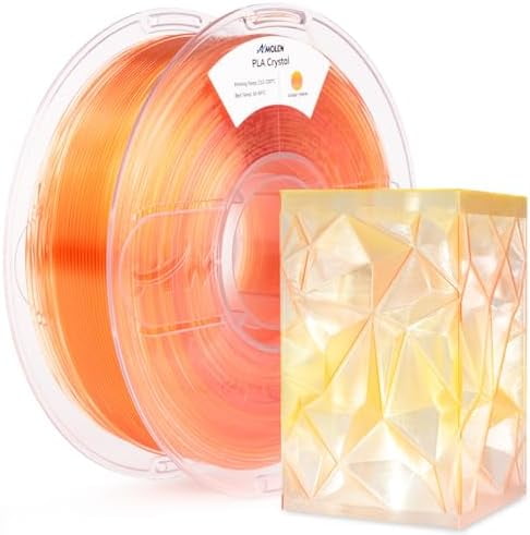Translucent PLA Filament 1.75mm, Transparent 3D Printer Filament ...