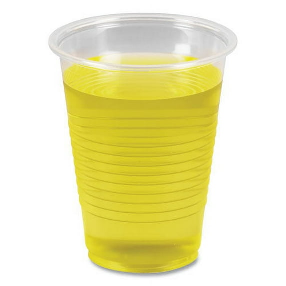 Translucent Plastic Cold Cups, 7 Oz, Polypropylene, 100/pack | Bundle ...