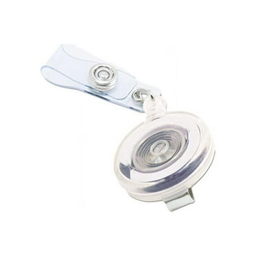 Advantus Translucent Retractable ID Card Reel, 30" Extension, Assorted ...