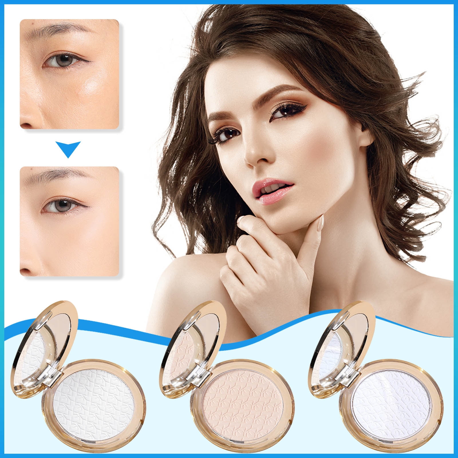 Translucent Setting Powder, Smooth Finish Makeup, Oil-Free Formula, Buildable Coverage, For ...