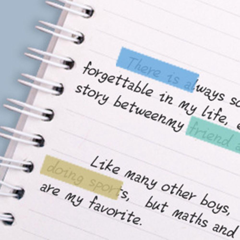 Translucent Sticky Notes and Labels 4 Pack Assorted Colors Removable ...