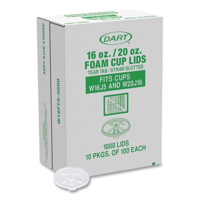 Translucent Straw Slot Cup Lid, Clear - Pack of 1000 - Walmart.com
