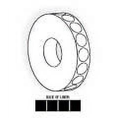 Translucent Wafer Seals / Tabs, 1-1/2", Translucent Paper, 1-5/8" Wide ...