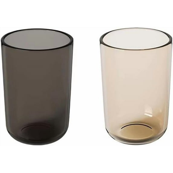 Translucent cup(Set of 2) - Reusable Drinking Glasses - Dishwasher Safe ...