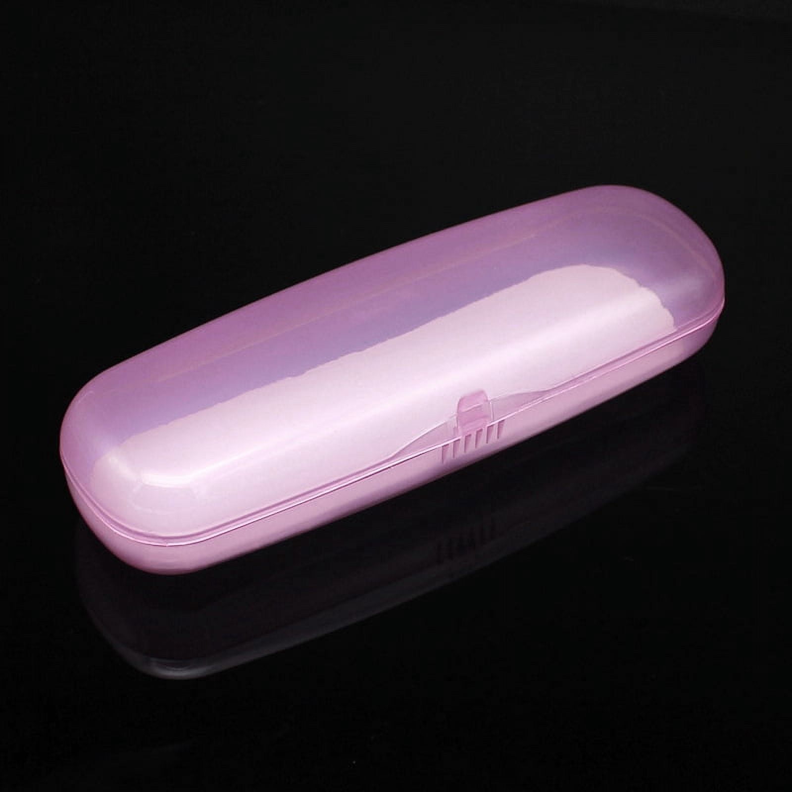 Translucent plastic glasses case blue transparent presbyopic glasses ...