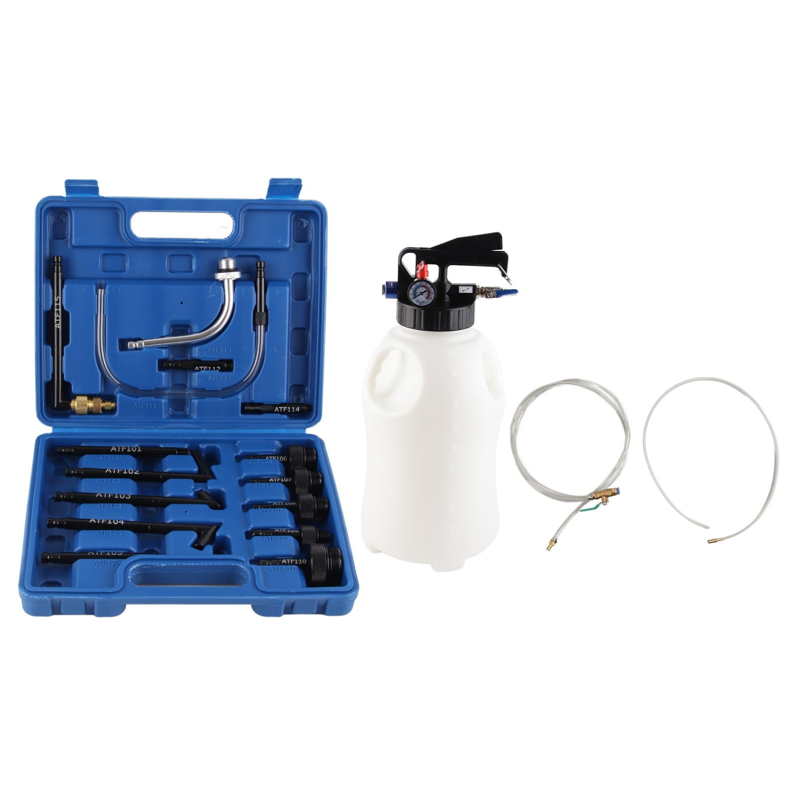 Transmission Fluid Pump Extractor and Dispenser Kit 10L 2 Way Pneumatic ...
