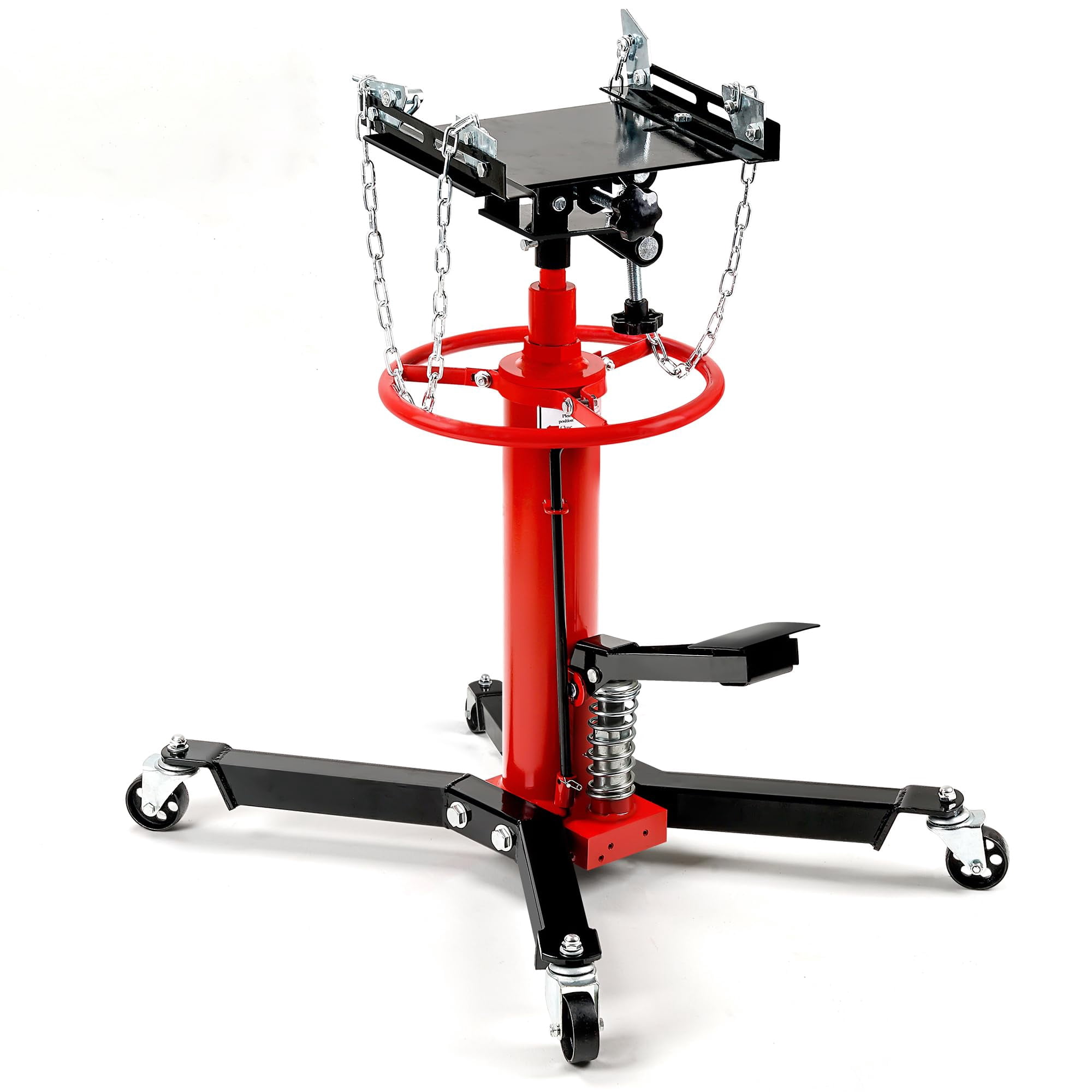 Transmission Jack, 1,100 lbs Capacity Garage Shop Telescoping Hydraulic ...