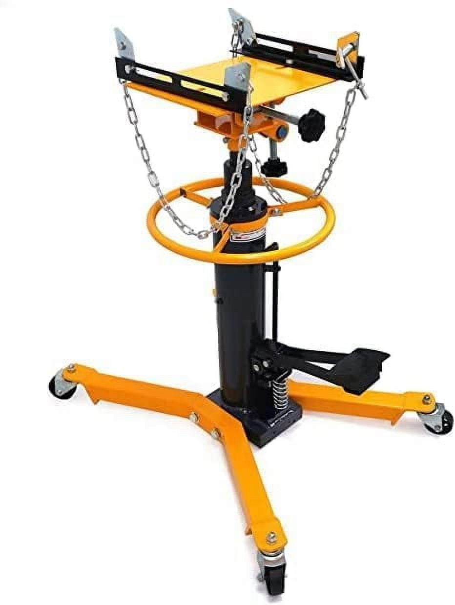 Transmission Jack 1660 lbs/ .75 Ton Capacity Hydraulic Telescopic ...
