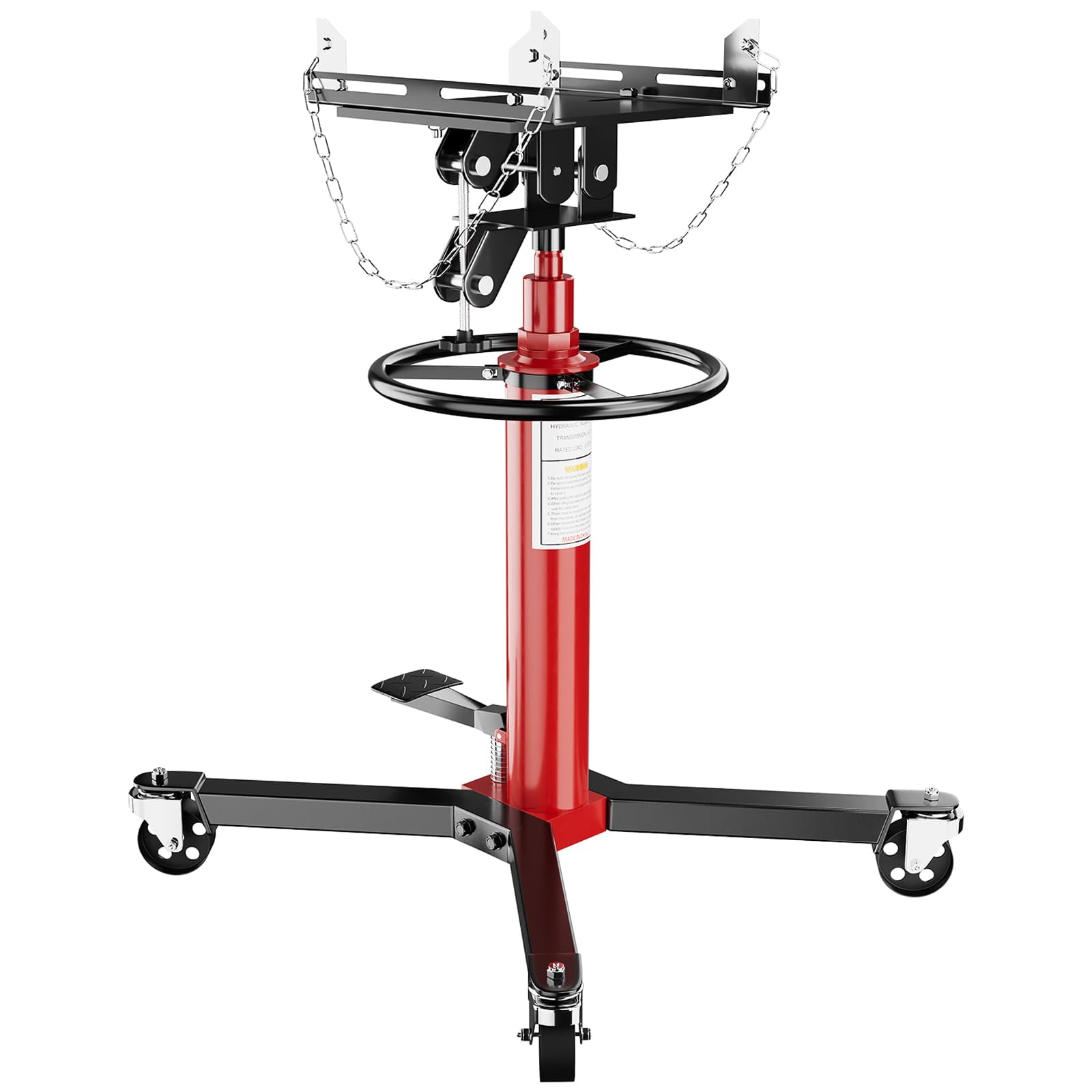 Transmission Jack,Heavy-Duty Hydraulic Transmission Jack 1100 Lbs with ...