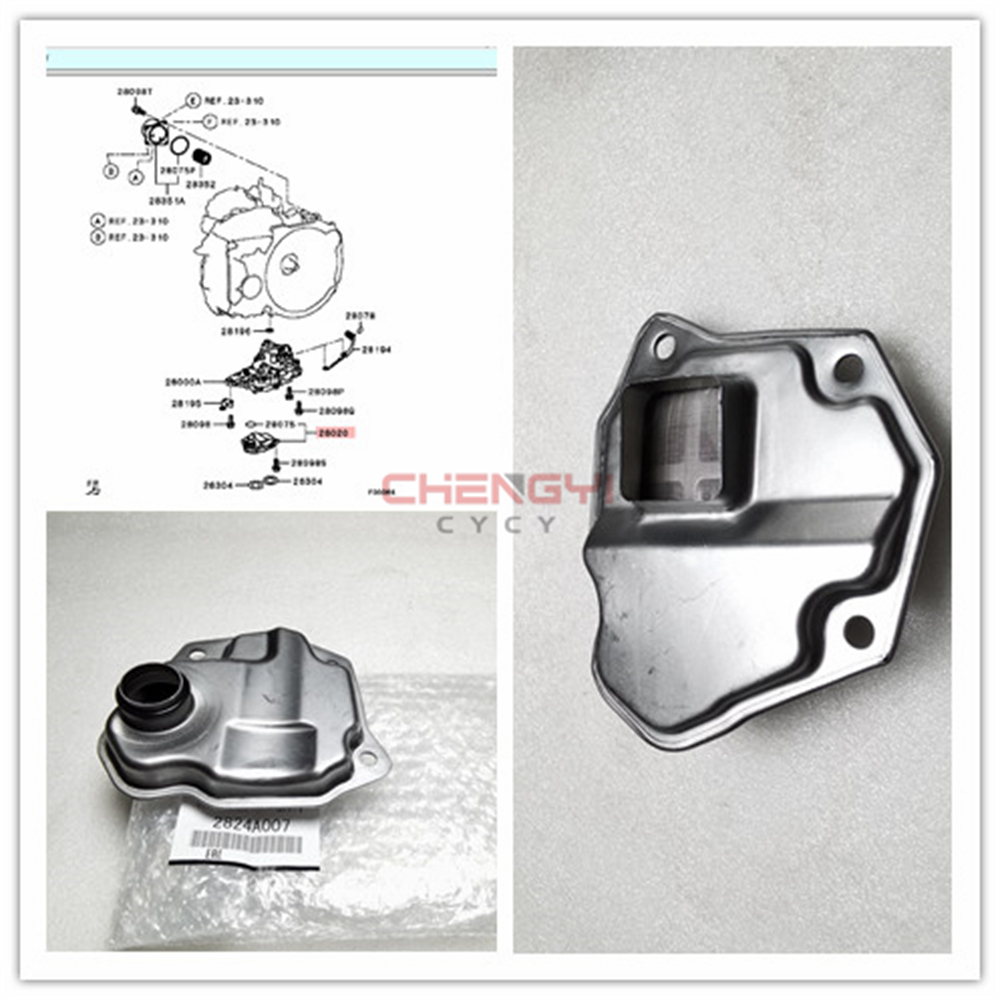 Transmission Oil Filter Screen, Outlander CW4W, CW5W, GF7W, GF8W, Revenue 2W, CY4A, 2824A ...