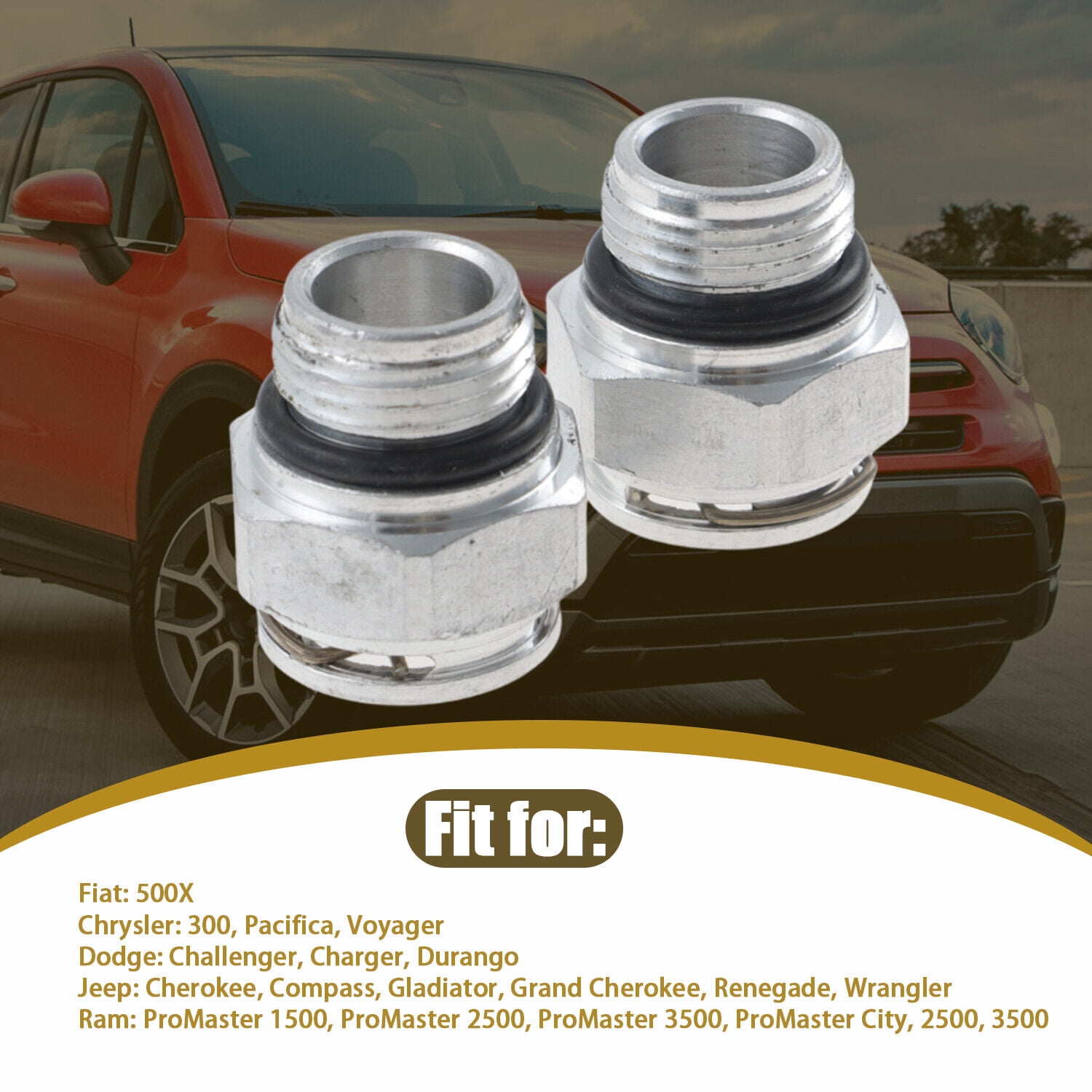 Transmission Quick Connect Cooler Tube Fittings for Jeep Dodge Ram ...