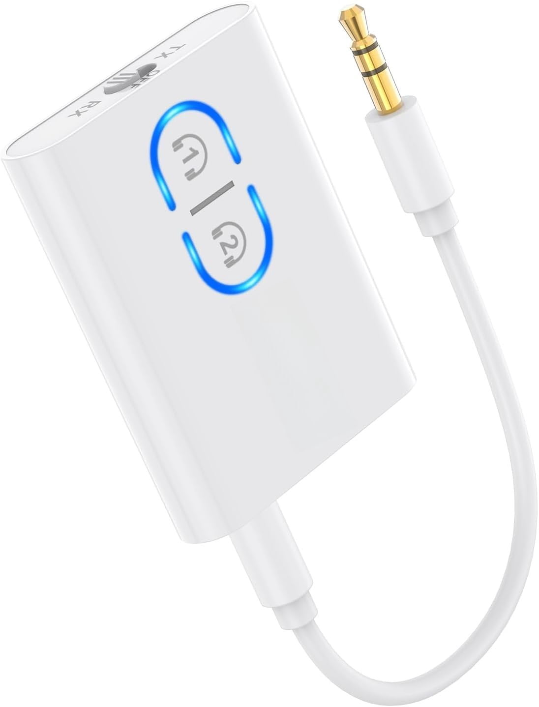 Transmitter Receiver for TV/Airplane to Headphones, 5.3 AUX/RCA Audio ...