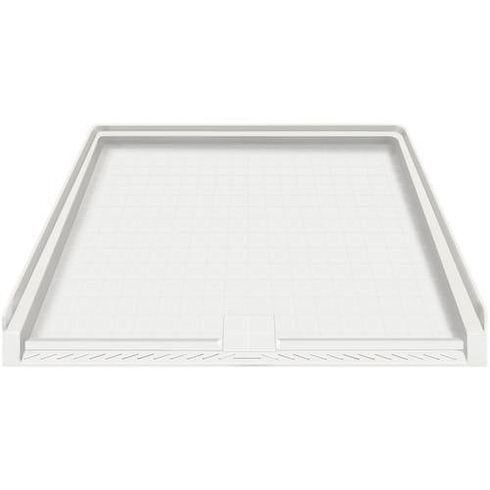 Transolid 39.5" x 37.75" Solid Surface Barrier-Free Right-Hand Shower ...