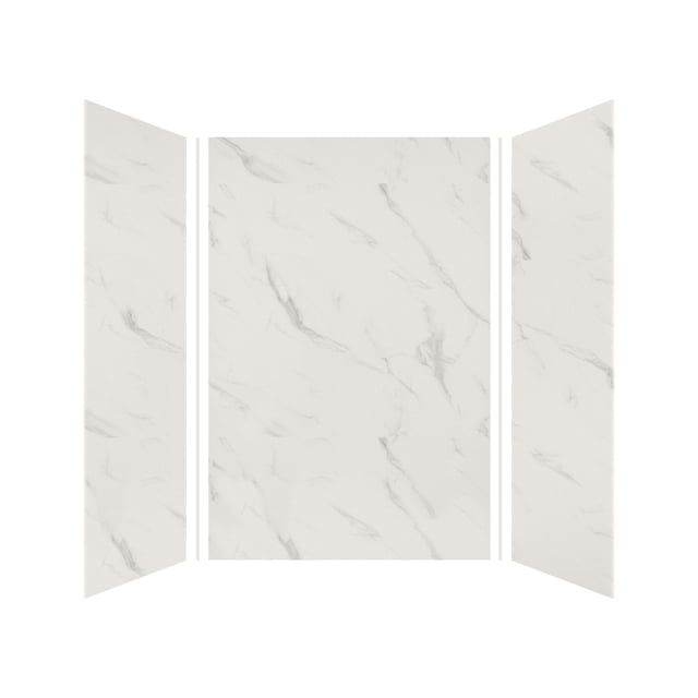 "Transolid Expressions 48""x48""x72"" Bathroom Shower Surround Wall Kit ...
