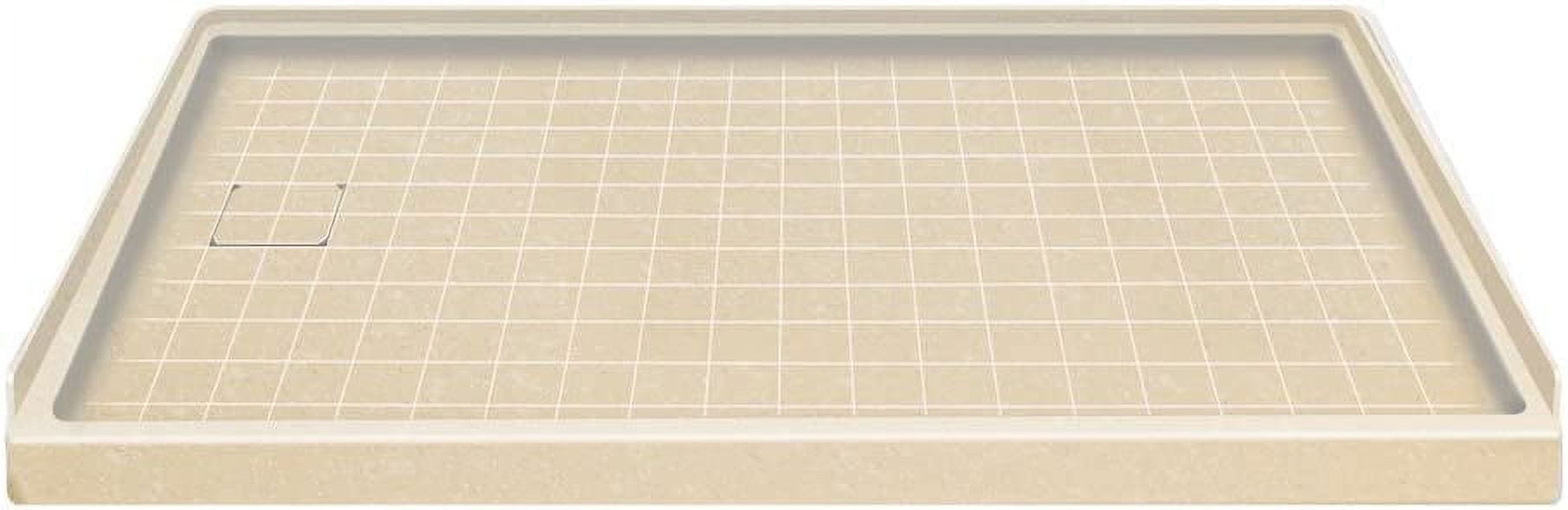 Transolid F6030L-86 60" x 30" Solid Surface Left-Hand Shower Base in ...