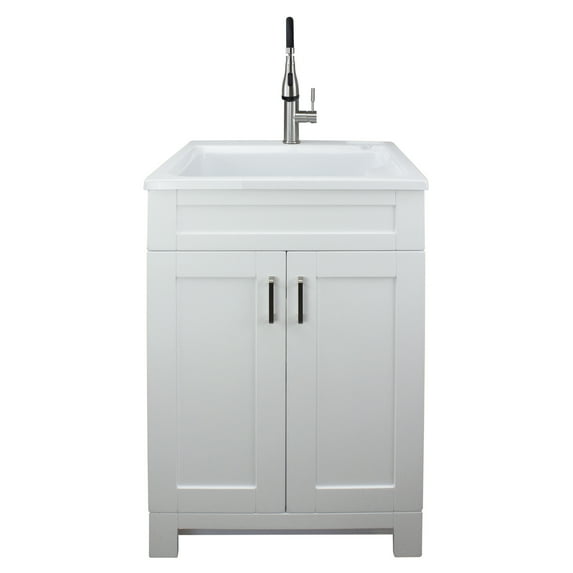 Transolid 25-in Laundry/Utility Storage Cabinet with Acrylic Sink and ...