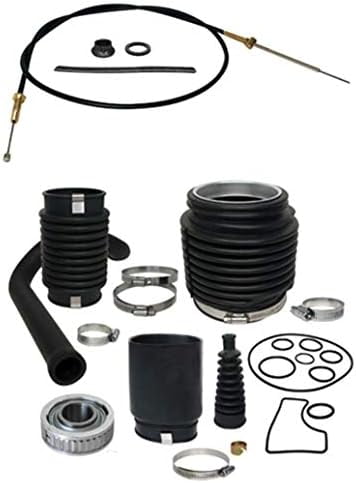 Transom Service Kit Gimbal Bearing, Shift Cable, Exhaust, U-Joint ...