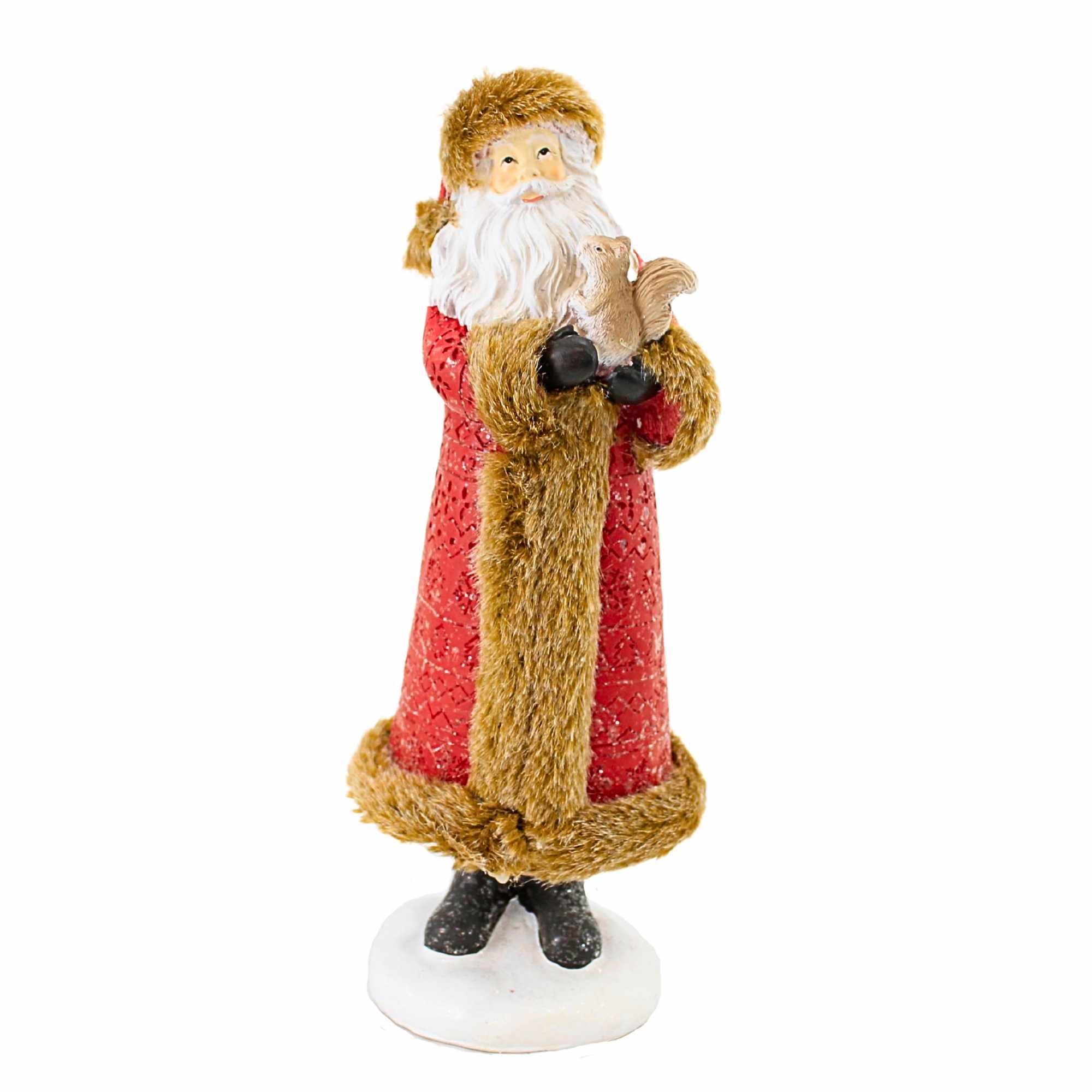 Transpac 10.50In Woodland Santa, Resin, Cabin Lodge Figurine Tc03920 ...