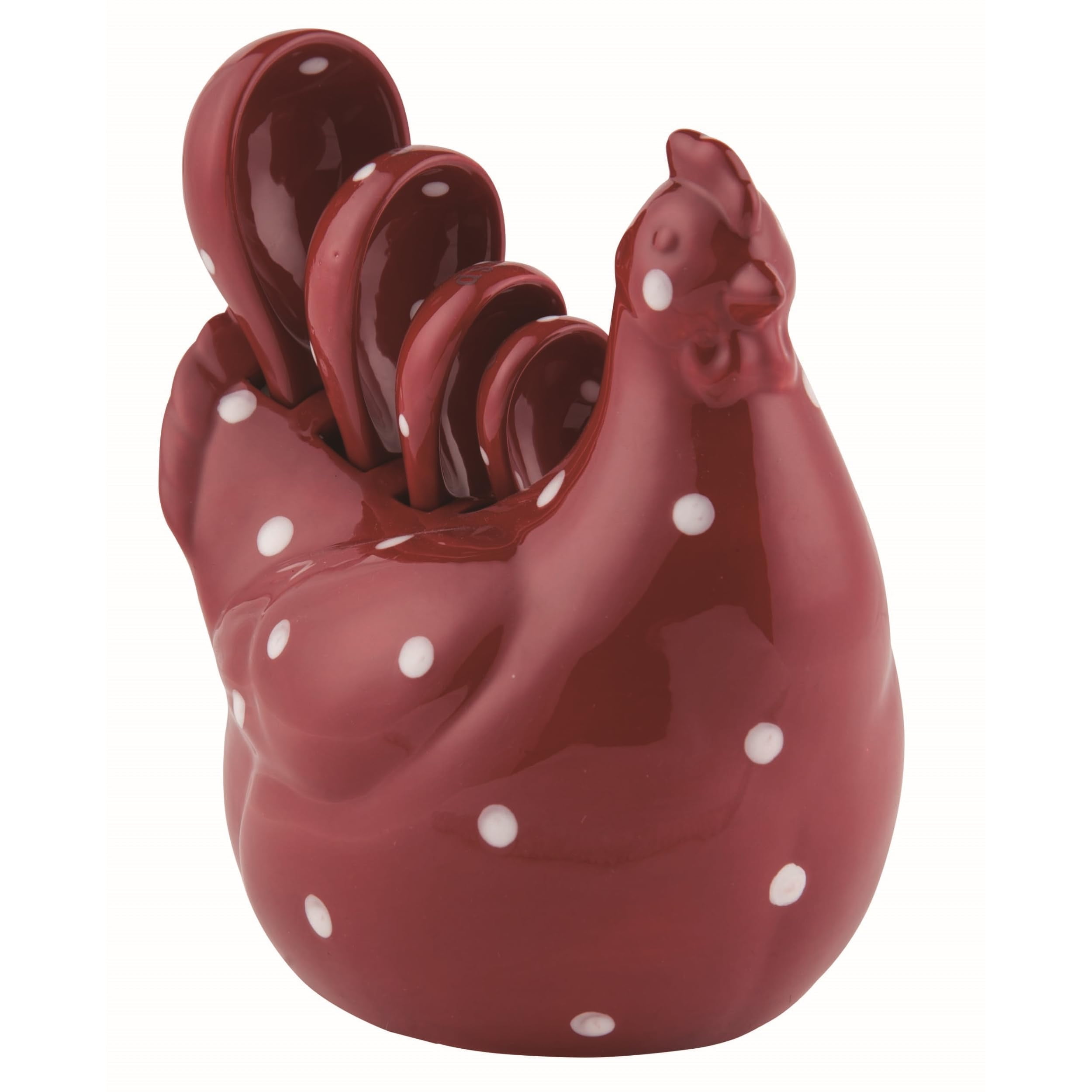 Transpac A0658 Rooster Measuring Spoons, Set of 5, Dolomite - Walmart.com