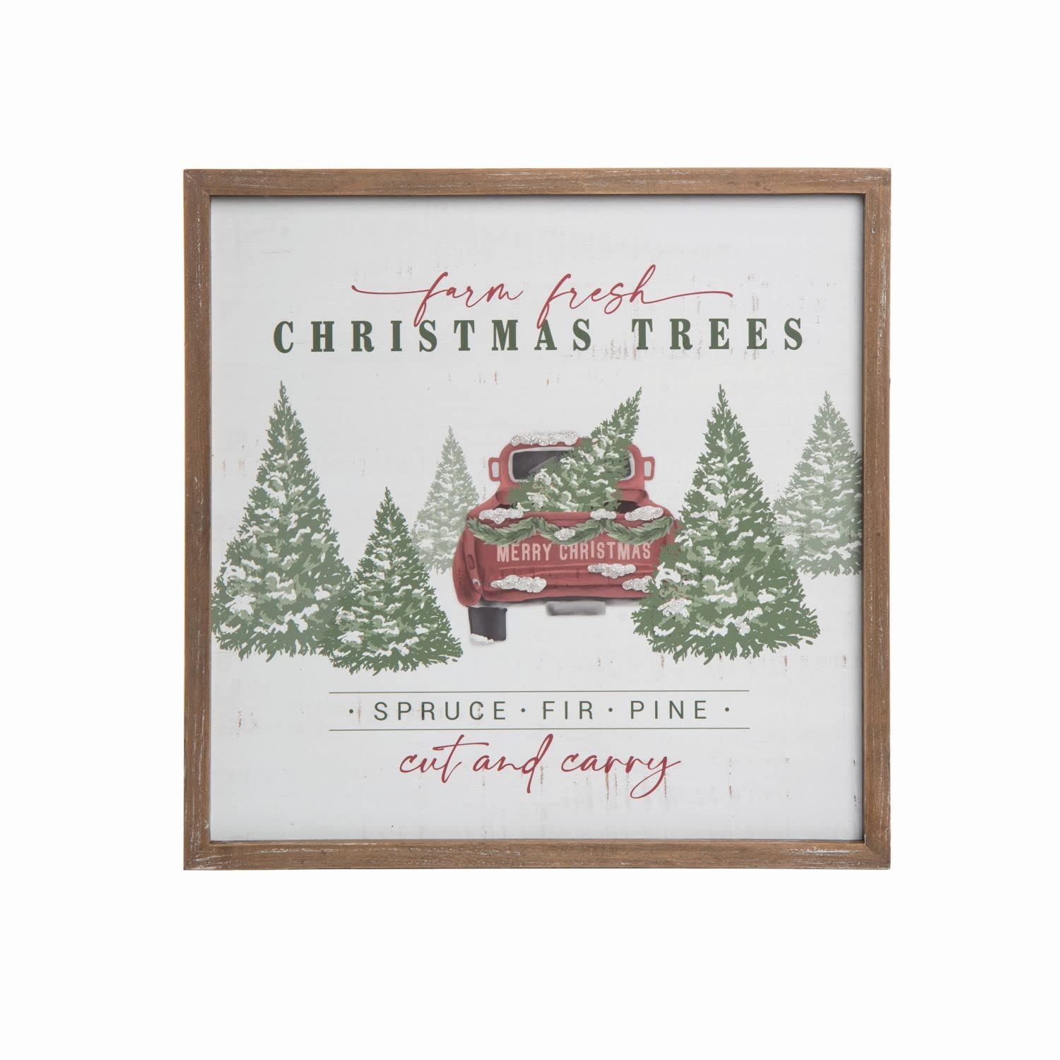 Transpac MDF Rustic Farm Fresh Wall Decor - Walmart.com