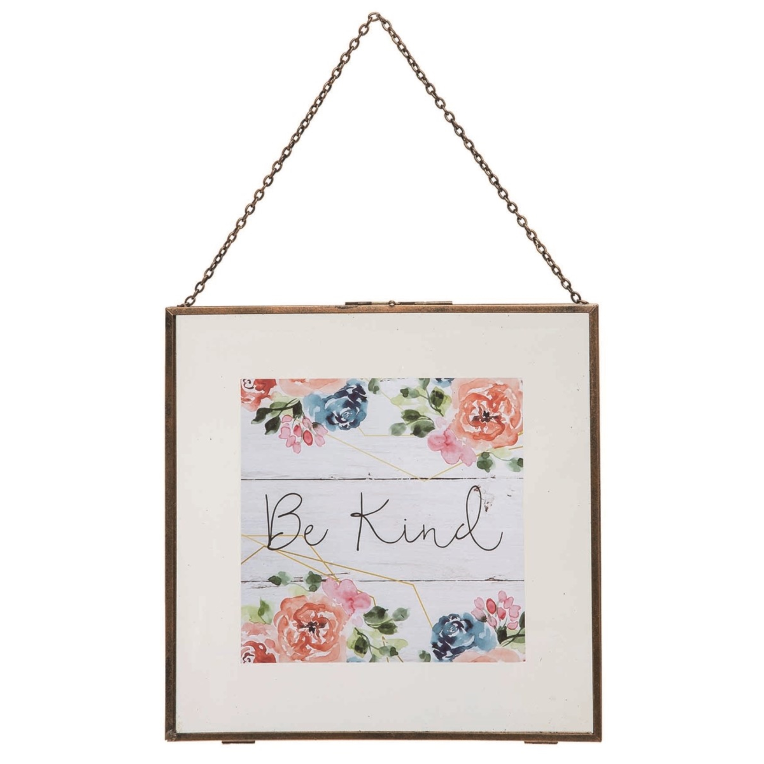 Transpac Metal 10 in. Multicolor Spring Pressure Frame Gift - Walmart.com