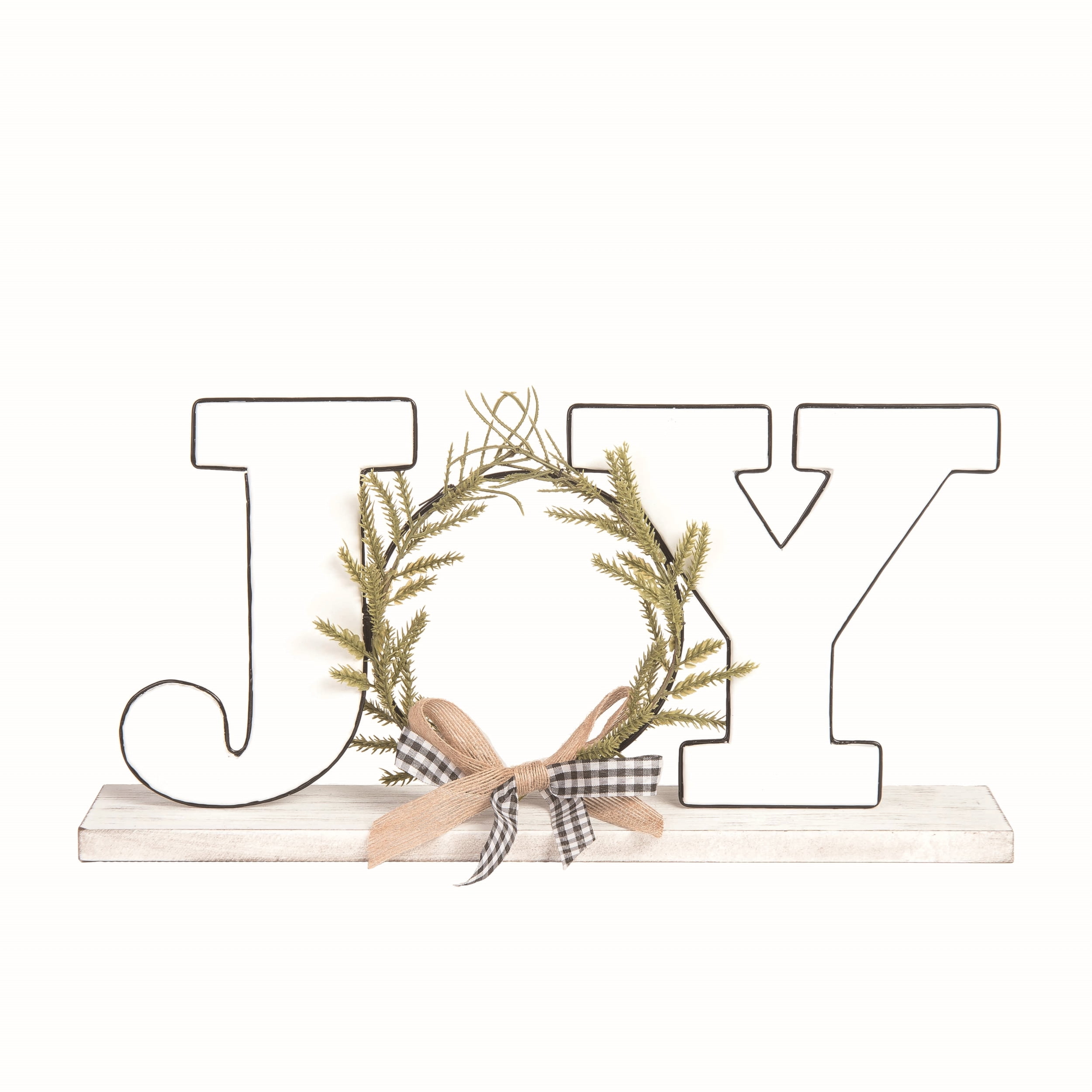 Transpac 17 in Multicolor Christmas Enamel Joy Decor Decorative Metal ...