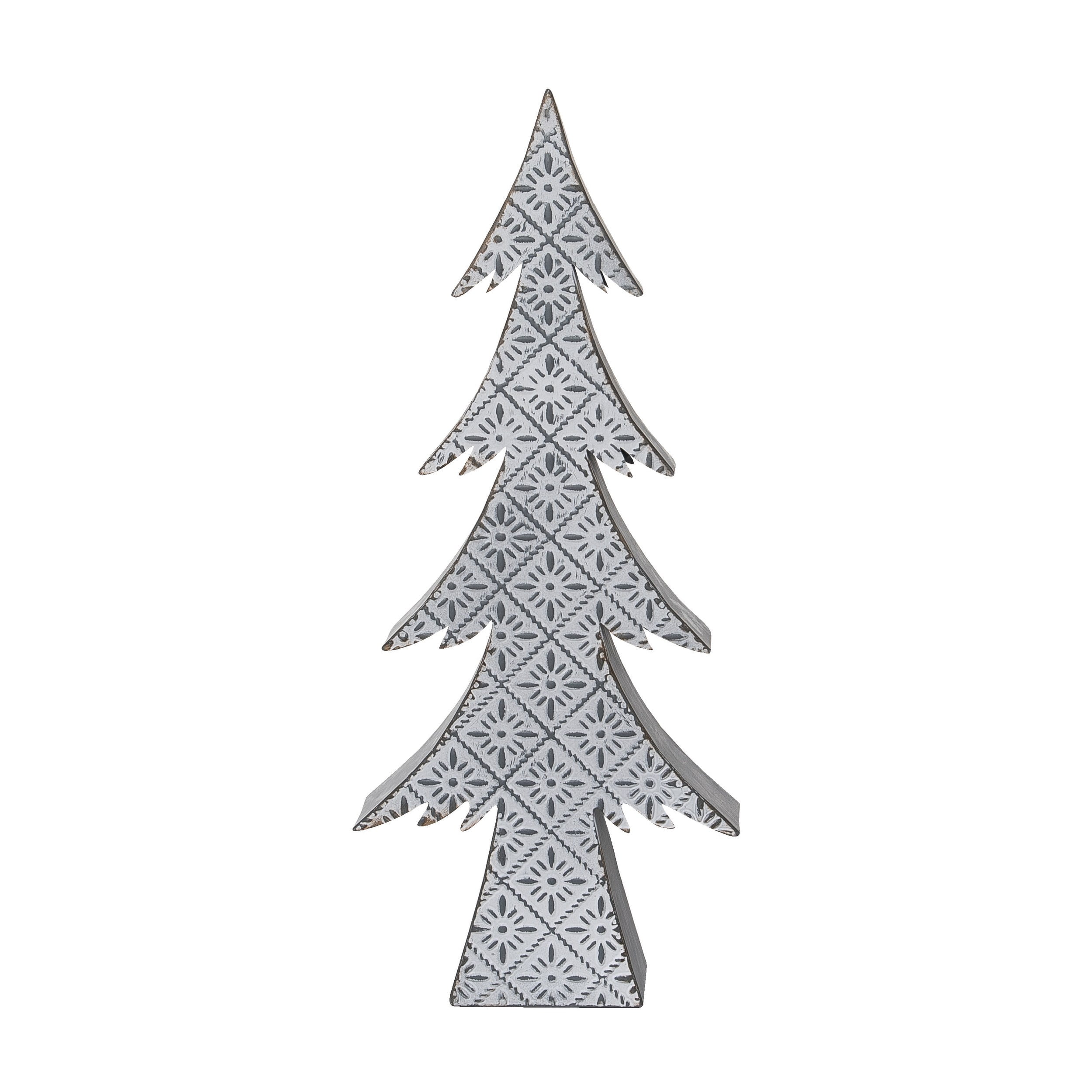 Transpac Metal 20.25 in. White Christmas Punch Tree - Walmart.com