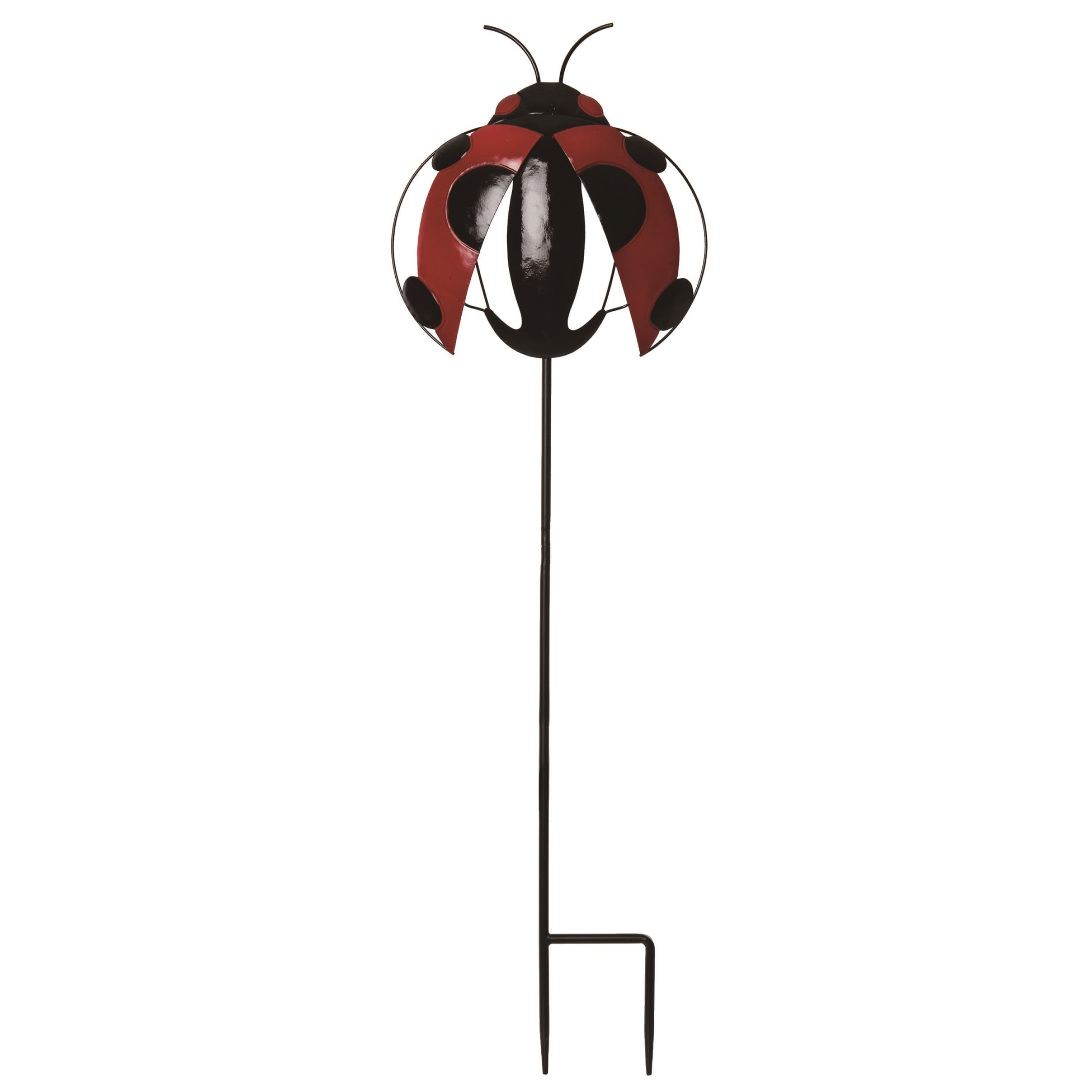 Transpac Metal 34.63" Red Spring Lady Bug Yardstake - Walmart.com