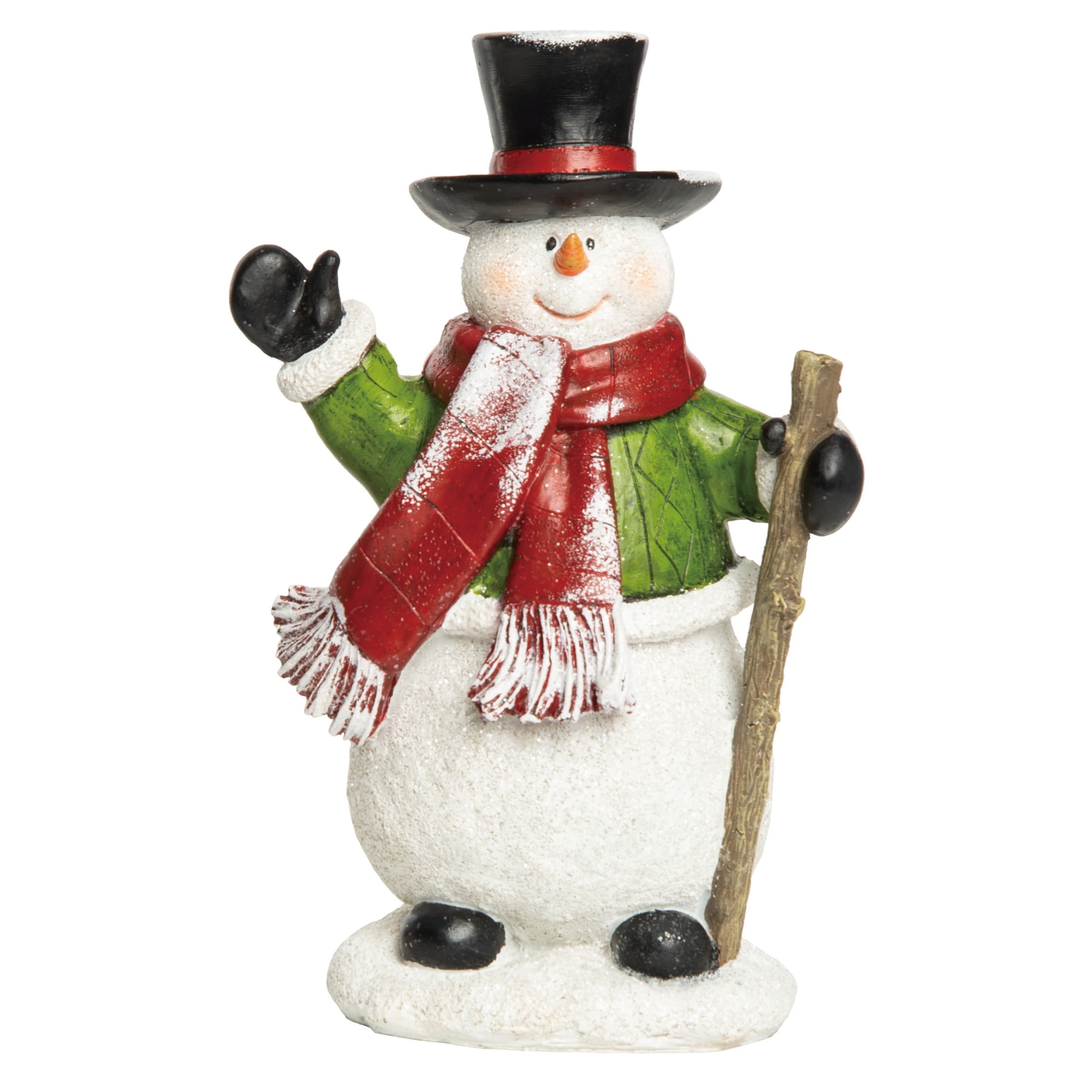Transpac Resin 10.25 in. Multicolored Christmas Jolly Snowman Decor ...
