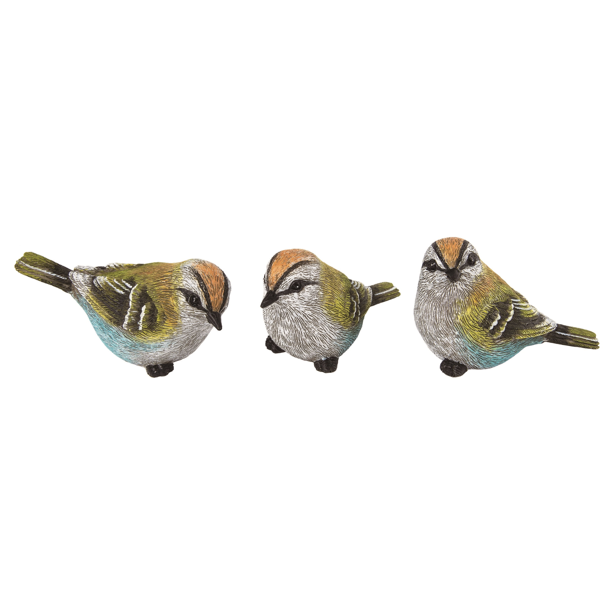 Transpac Resin 4.75" Multicolor Spring Common Birds Set of 3 - Walmart.com
