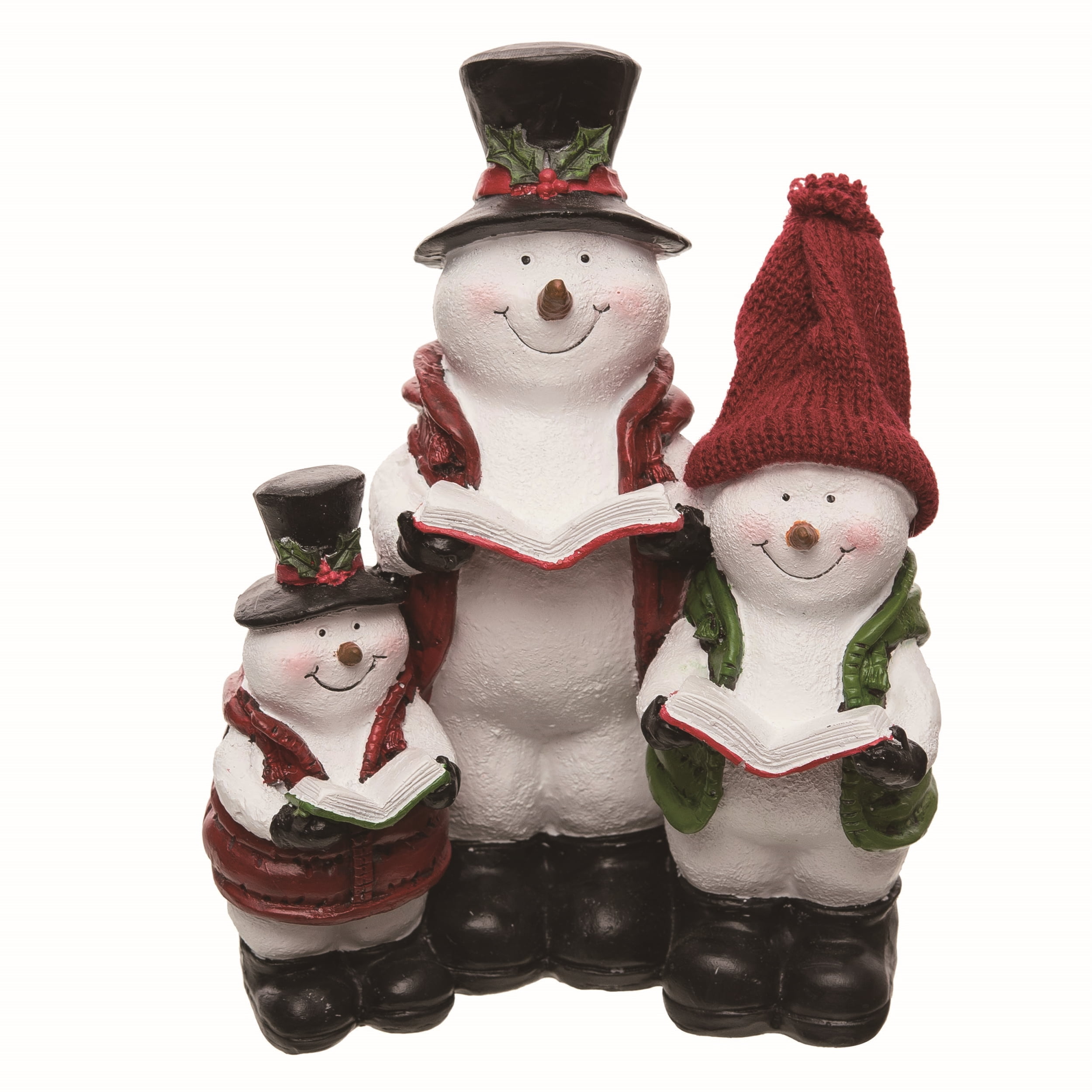 Transpac Resin Multicolored Christmas Caroling Snowman Decor - Walmart.com