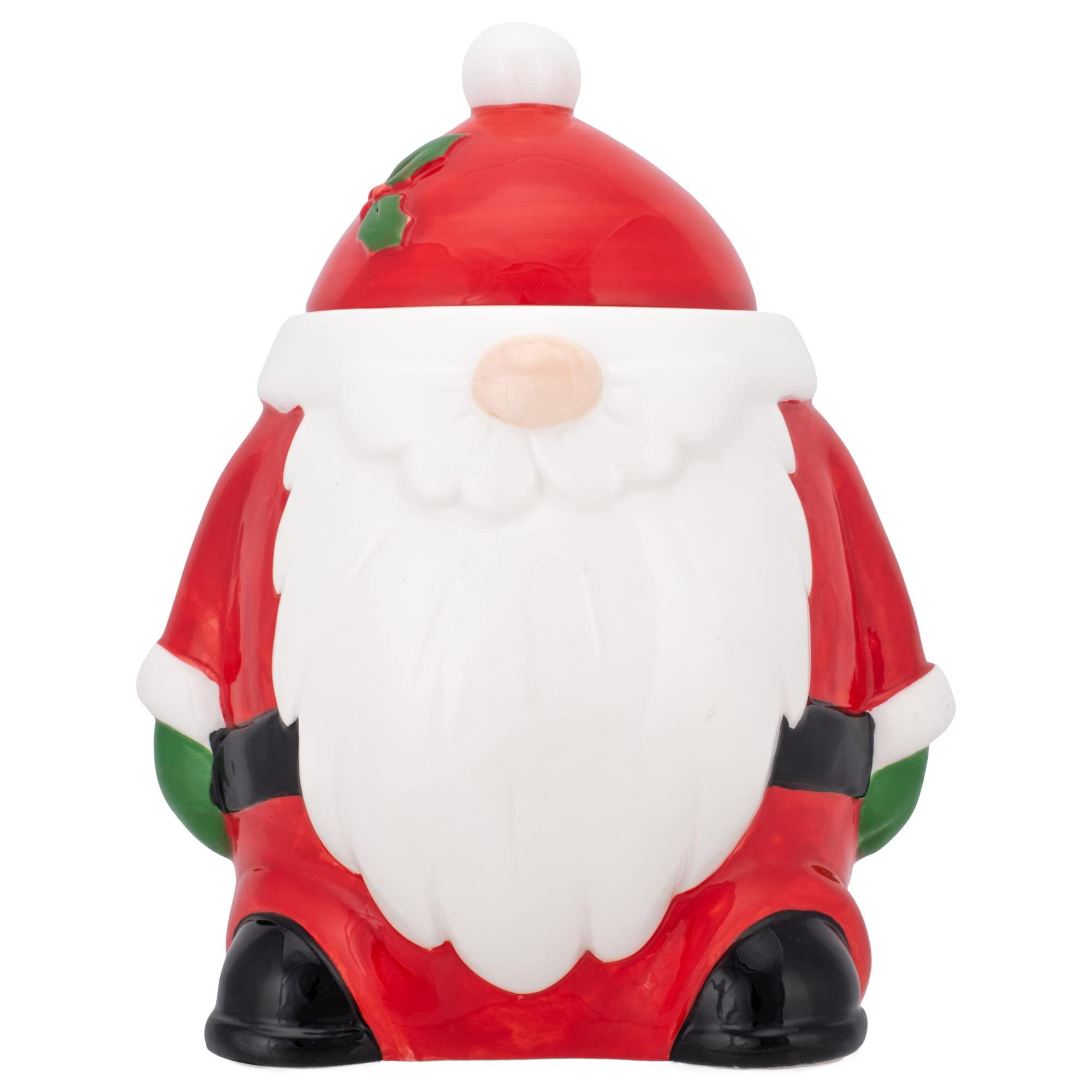 Transpac Y9073 Santa Gnome Cookie Jar, 8.50-inch Height, Dolomite ...