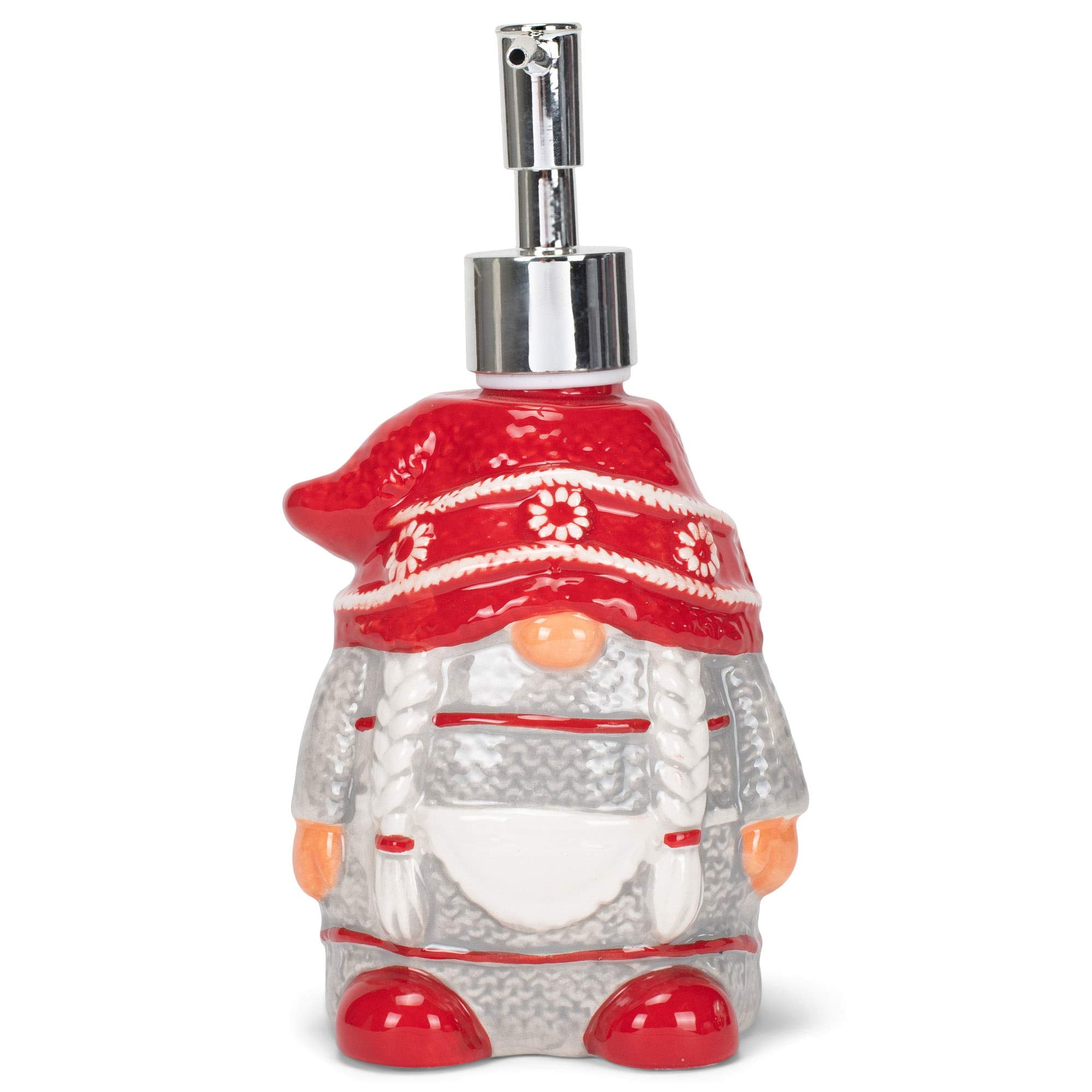 Transpac Tabletop MRS GNOME SOAP Dispenser Ceramic Christmas Liquid ...