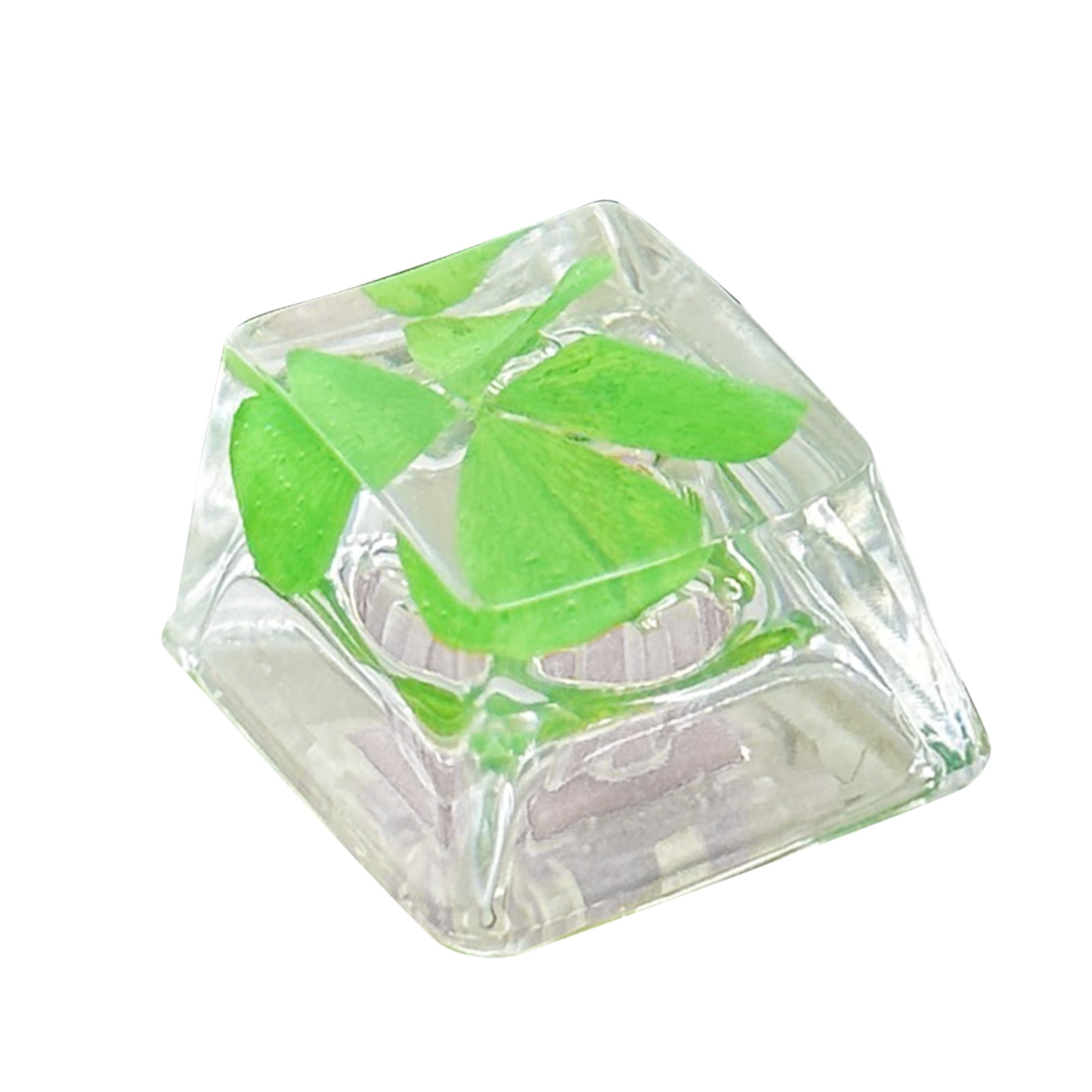 Transparency Clovers Keycap Customs Handmade Resin Keycap Keyboards ...