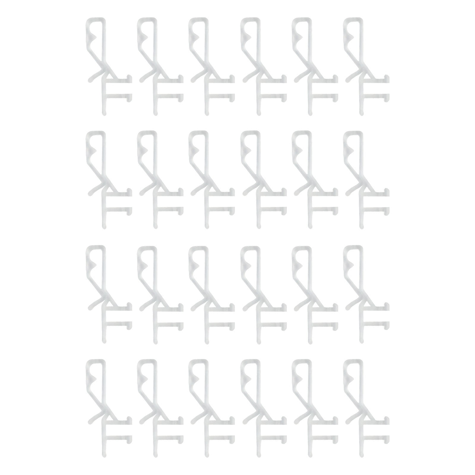 Transparent 24Pcs Venetian Blind Retainer Clips For Seamless Decor ...