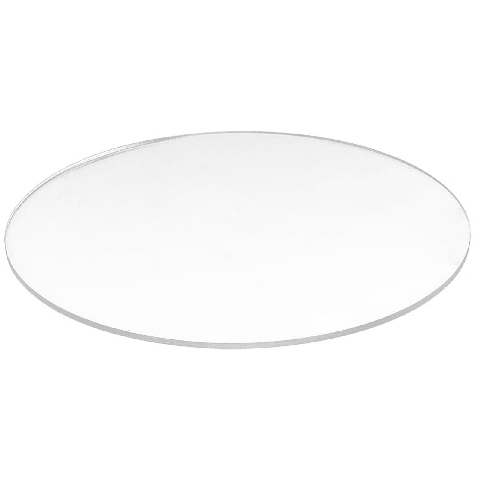 Transparent 3mm thick Mirror Acrylic round Disc Diámetro:100mm ...
