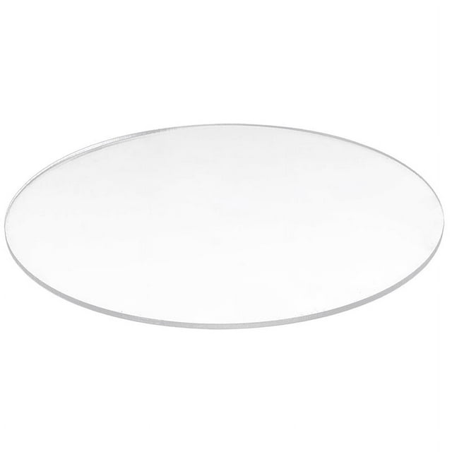 Transparent 3mm thick Mirror Acrylic round Disc Diámetro:100mm ...