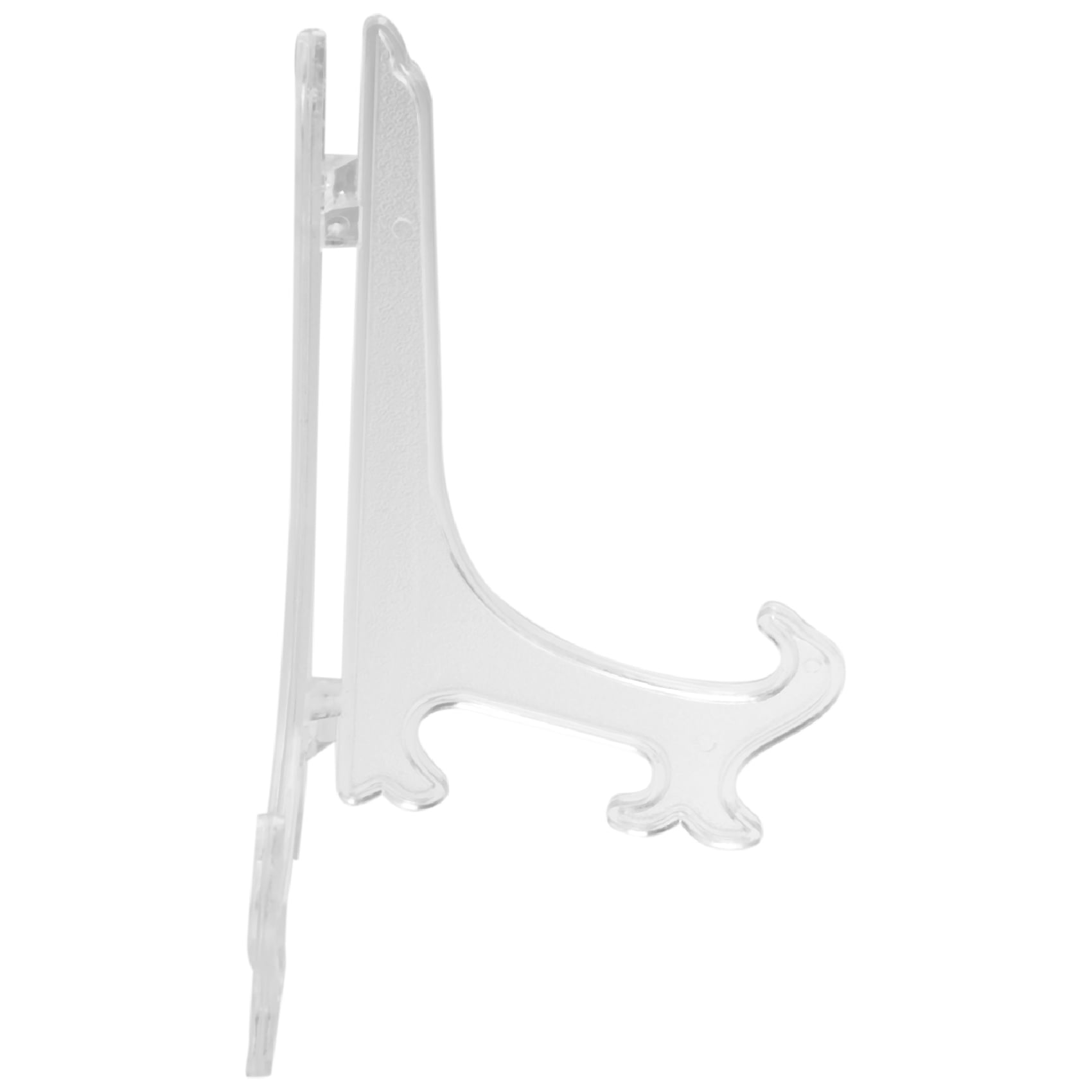 Transparent 7" Display Easel Stand Plate Bowl Picture Frame - Walmart.com