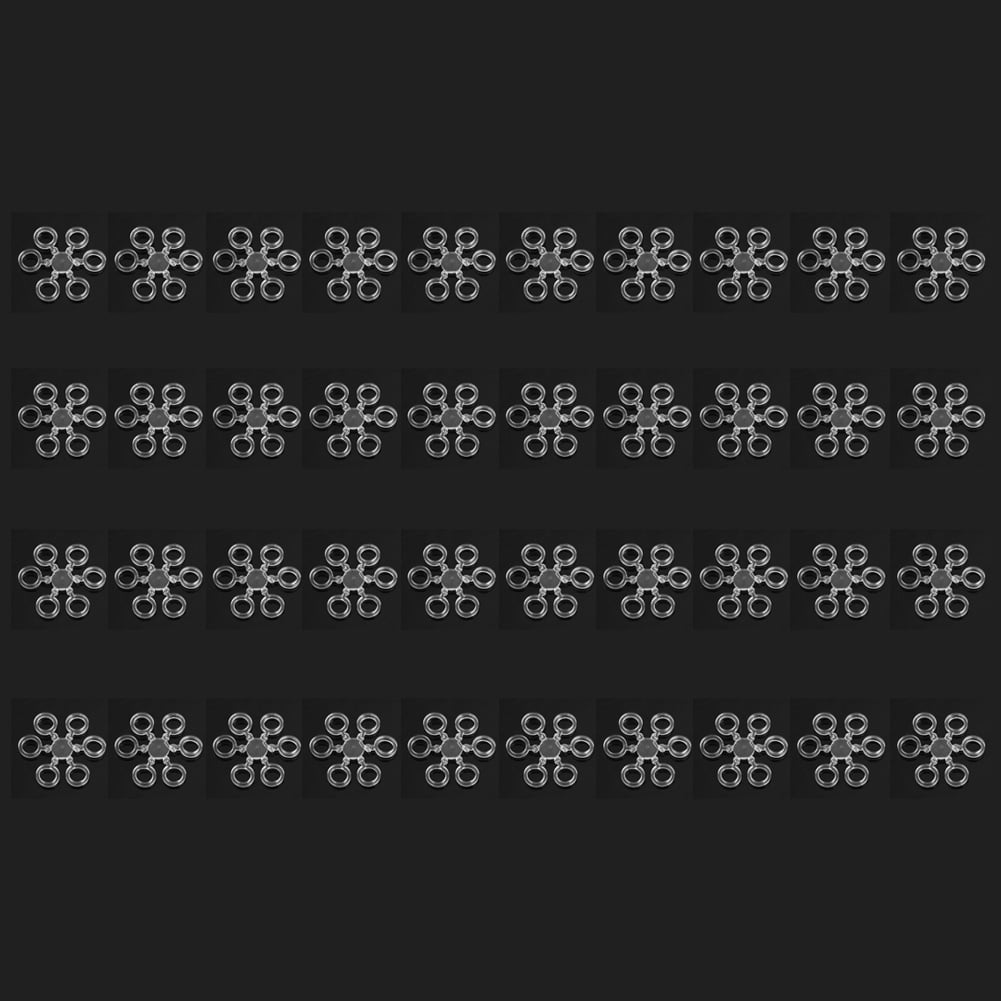 Transparent 9mm PVC Fishing Rig Bands, 40pcs Pack for Carp Tackle ...