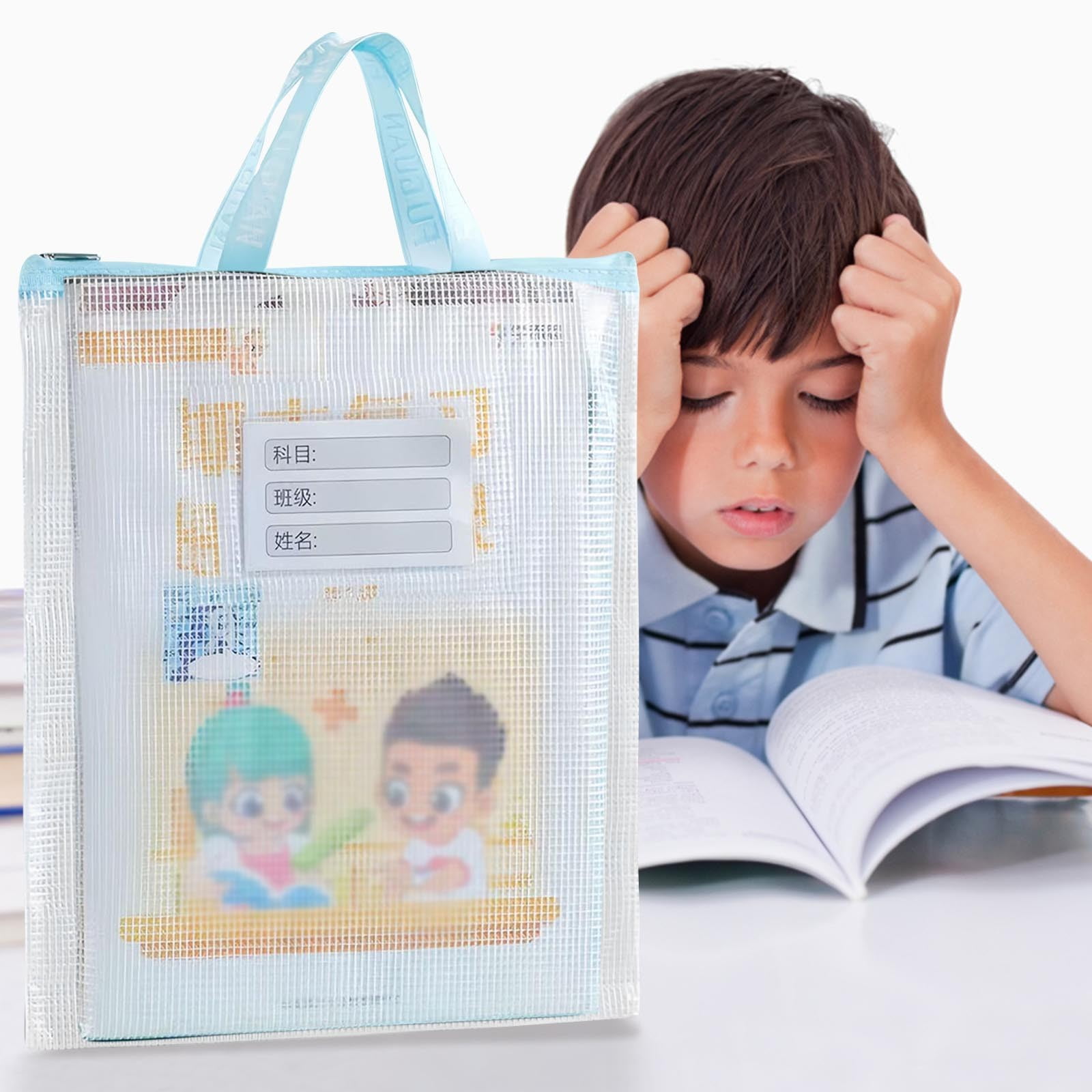 Transparent A4 Document Storage Bag Heavy-Duty Thick Material Clear ...