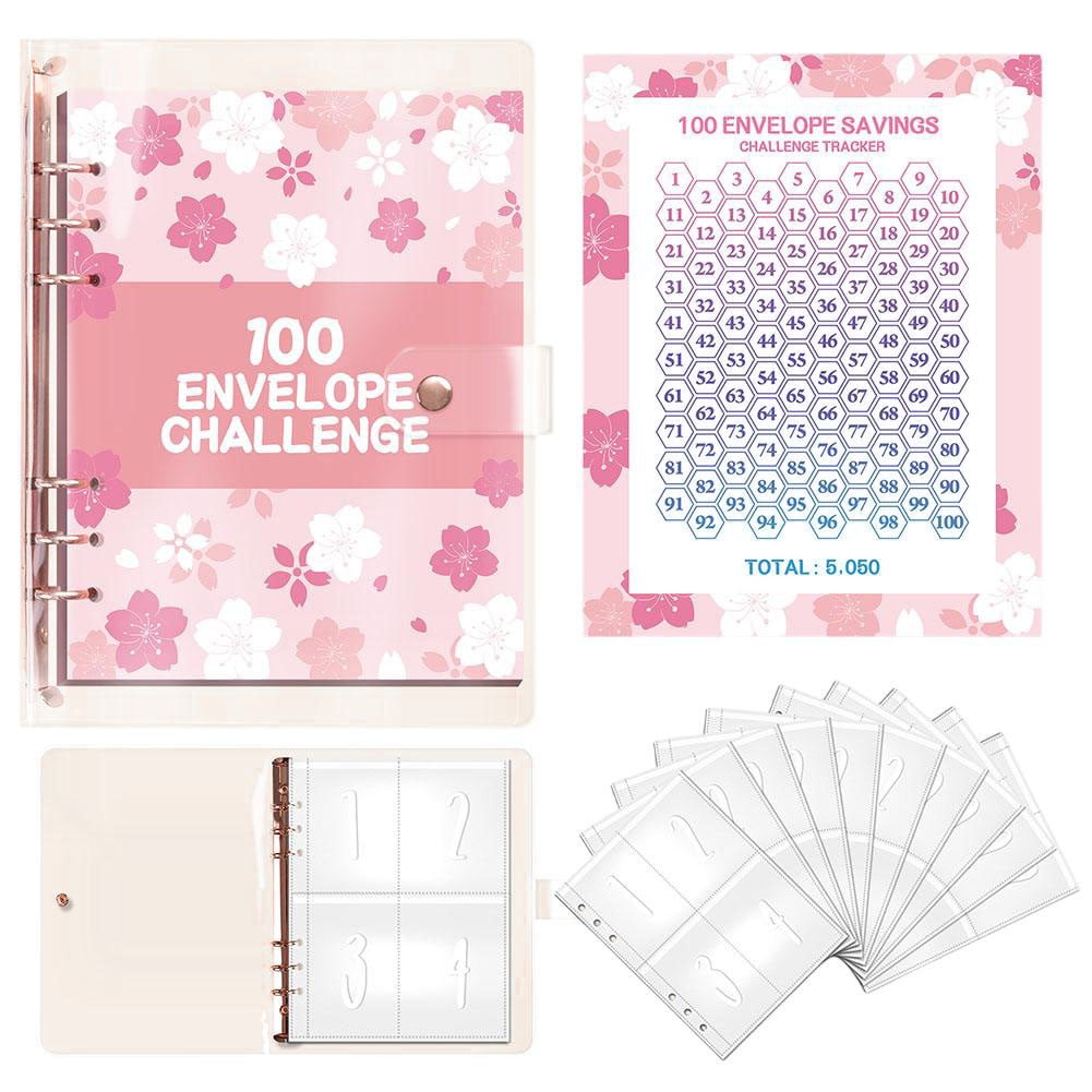 Transparent A5 binder PVC Mini binder Portable Loose leaf notebook ...