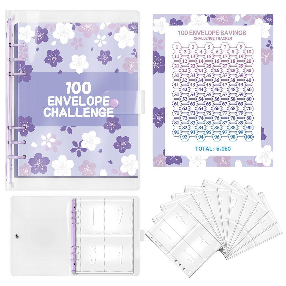 Transparent A5 binder PVC Mini binder Portable Loose leaf notebook ...